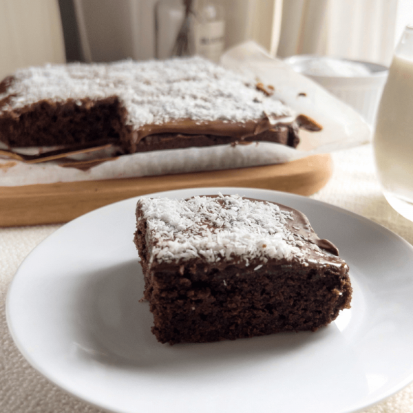 Chocolate Coconut Cake Squares Recipe - Baking Made Simple Bakeomaniac