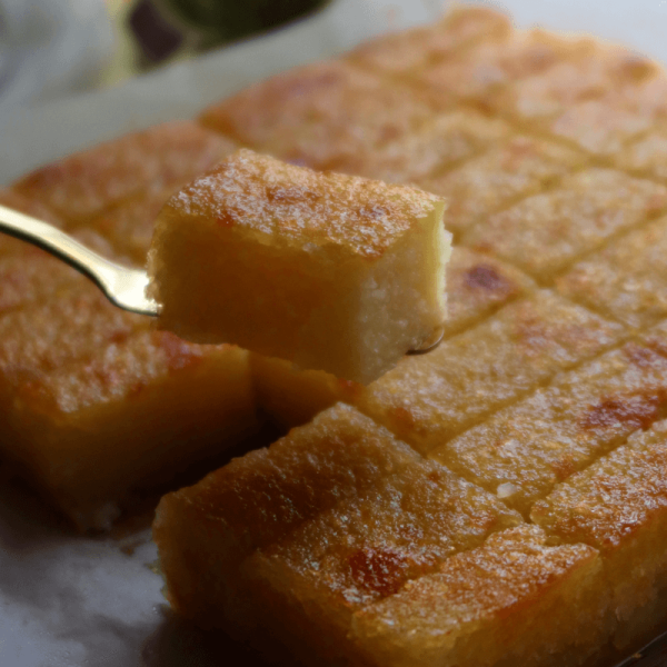 Baked Tapioca Cake (Kuih Bingka Ubi Kayu) Recipe - Baking by Bakeomaniac
