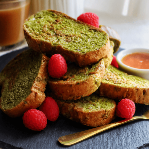 Matcha French Toast Recipe - Cooking Made Simple by Bakeomaniac