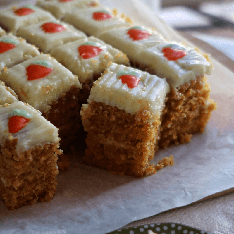 Fluffy Carrot Cake Squares Recipe - Baking Made Simple Bakeomaniac