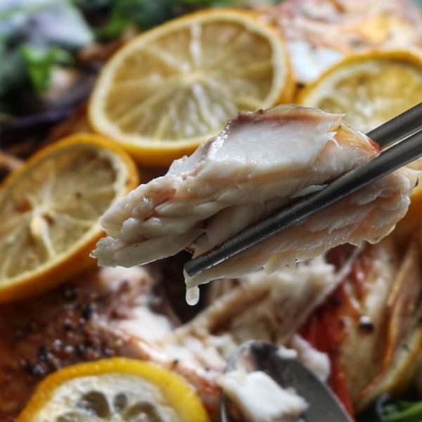 Whole Baked Fish Recipe - Baking Made Simple by Bakeomaniac