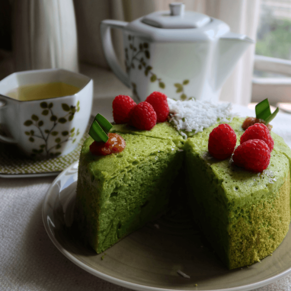 Steamed Pandan Cake Recipe - Baking Made Simple by Bakeomaniac